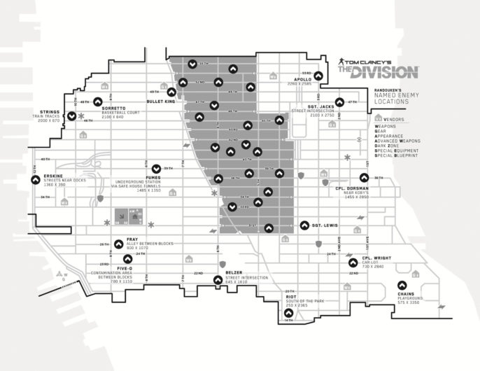 Named Bosses / The Division Zone