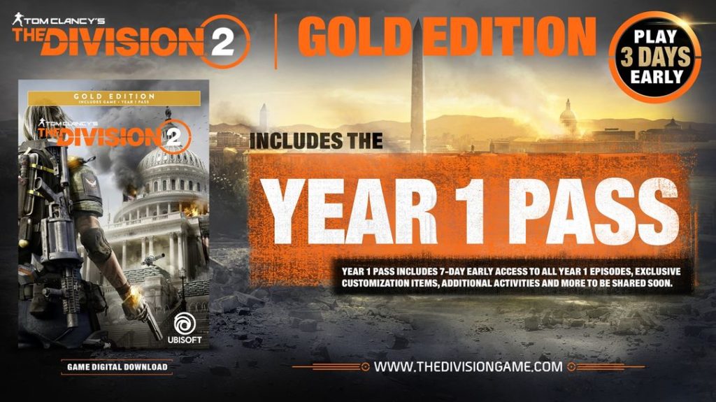 Editions & Pre-Order / The Division 2 / The Division Zone